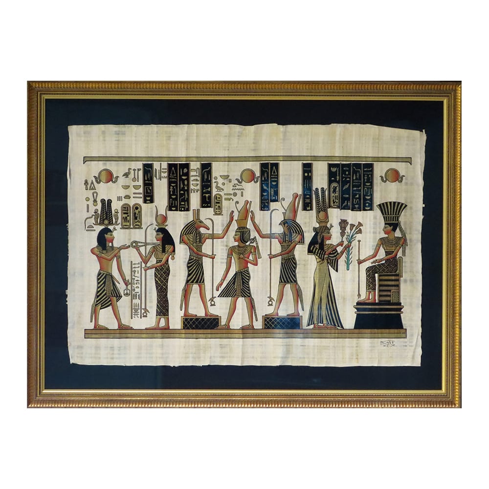 Framing Papyrus Artwork: Preserve Hand-Painted Egyptian Art
