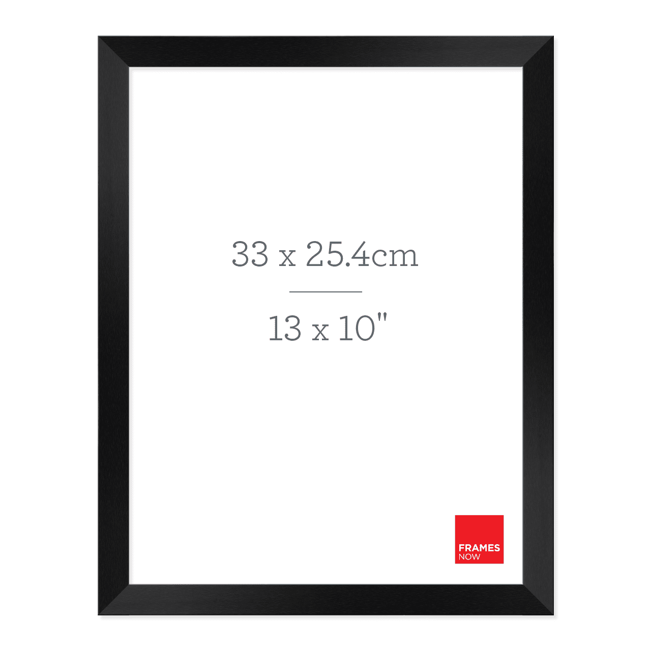Premium Matte Black Box Picture Frame For 33 x 25.4 cm Artwork – Frames Now