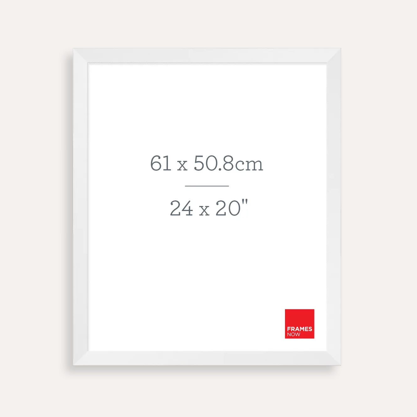 Premium Matte White Picture Frame | 61 x 50.8cm Modern Photo Frame
