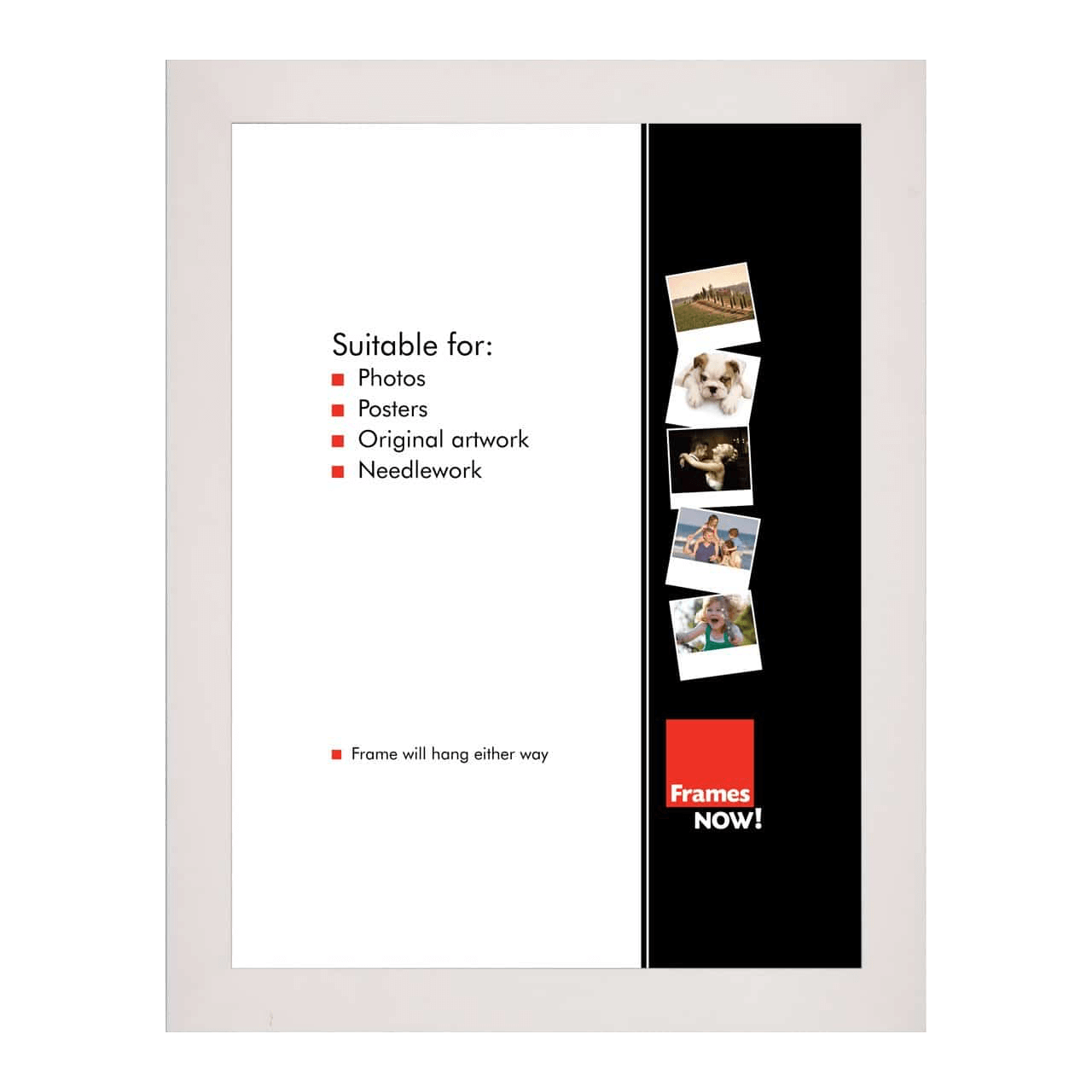 Premium Matte White Picture Frame | 100 x 70cm Large Photo Frame