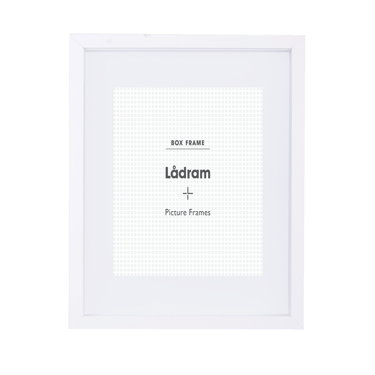 A4 White Shadow Box Frame with Matboard – Frames Now