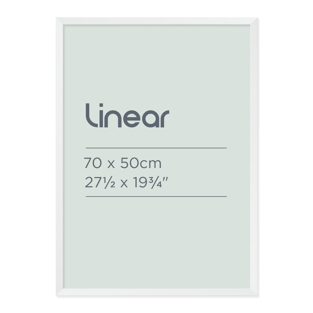 Linear White Picture Frame For 70 X 50cm Artwork Frames Now linear-white-picture-frame-for-70-x-50cm-artwork-frames-now